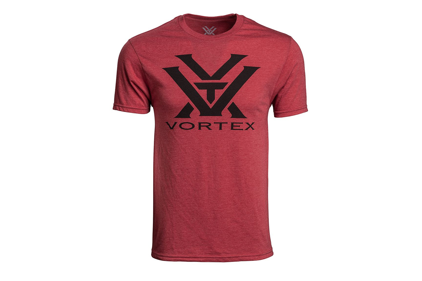 Vortex Apparel Red Heather Logo Short Sleeve T-Shirt | Vance Outdoors