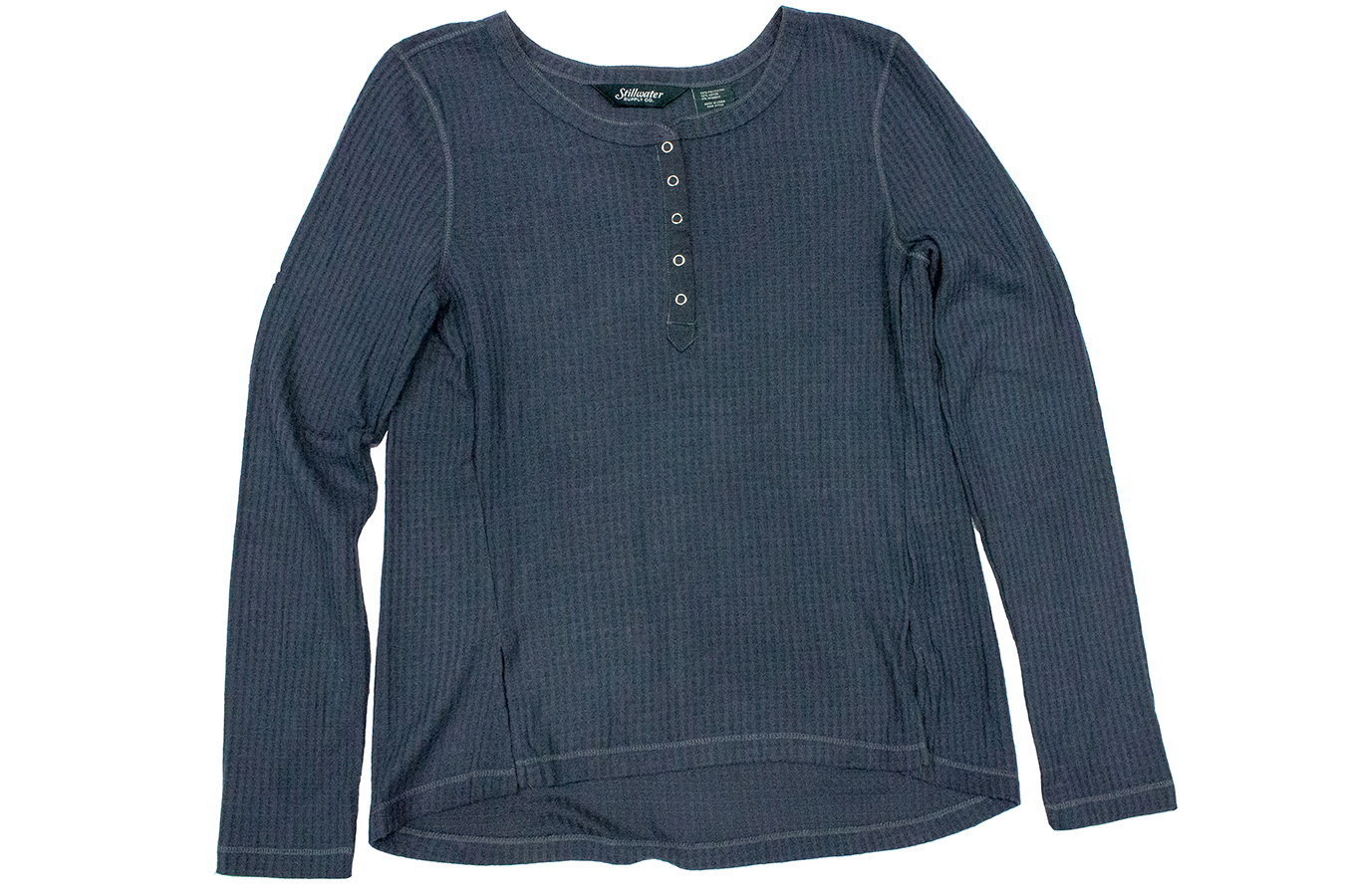 Stillwater Supply Waffle Knit Drop Tail Henley for Sale | Online ...