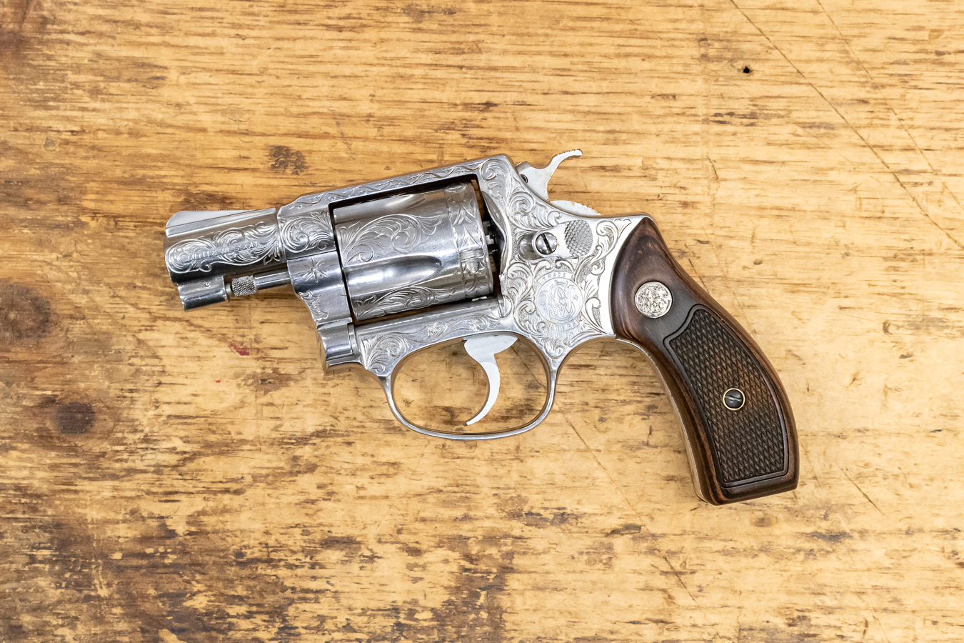 Smith & Wesson Model 60 Stainless 38 Special Used Police Trade-in ...