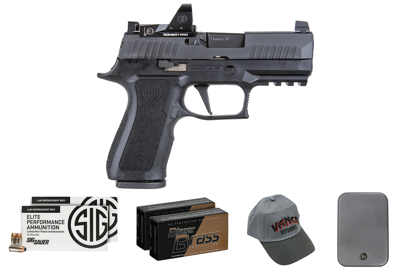 Sig Sauer P320 RXP X-Compact 9mm Pistol with Ammo Package | Vance Outdoors