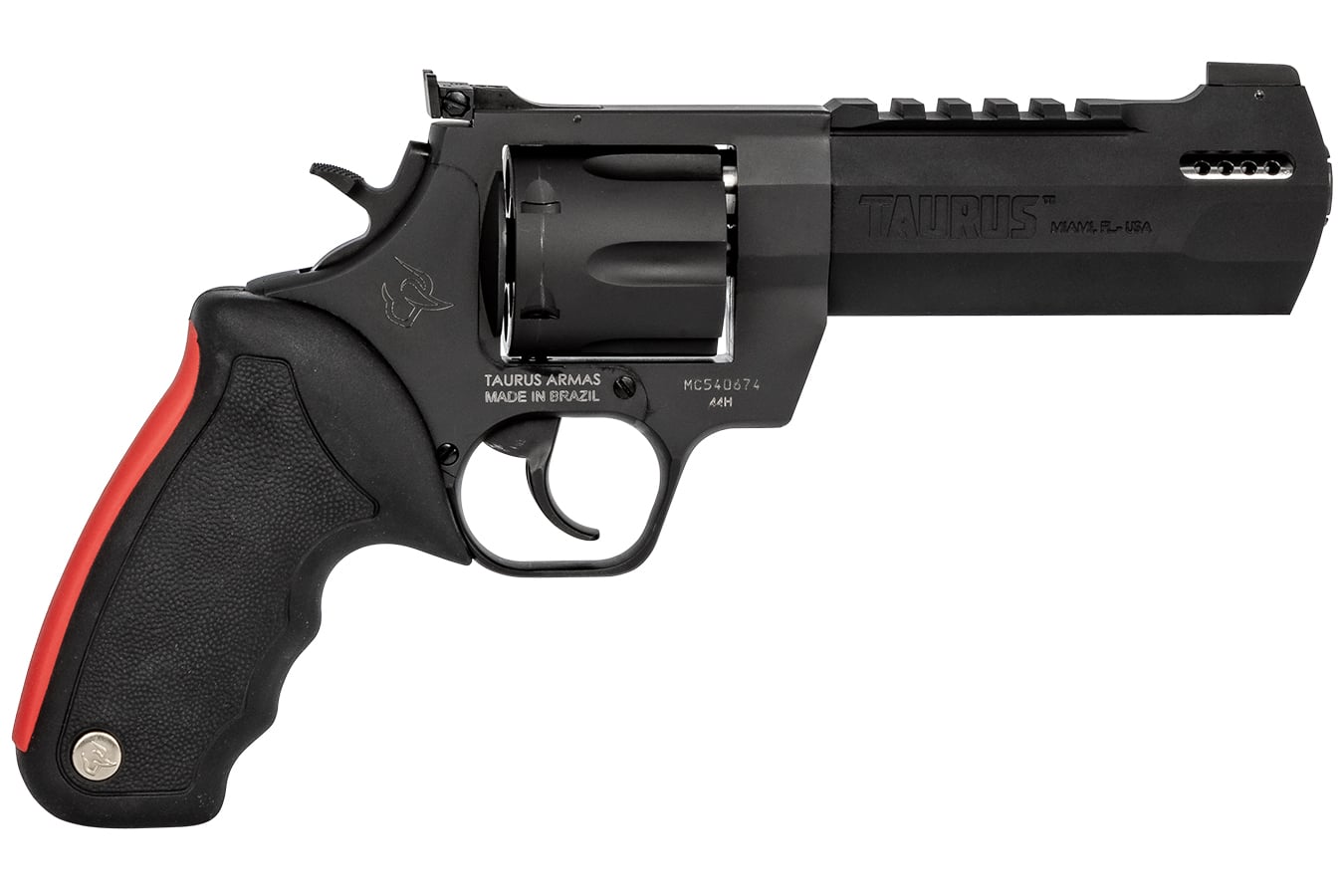 Taurus Raging Hunter 44 Magnum Black Double-Action Revolver with 5.12 ...