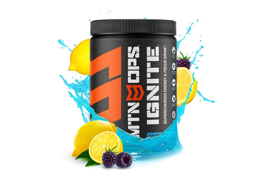 Shop Mtn Ops Ignite Supercharged Energy and Focus (Blue Raspberry ...