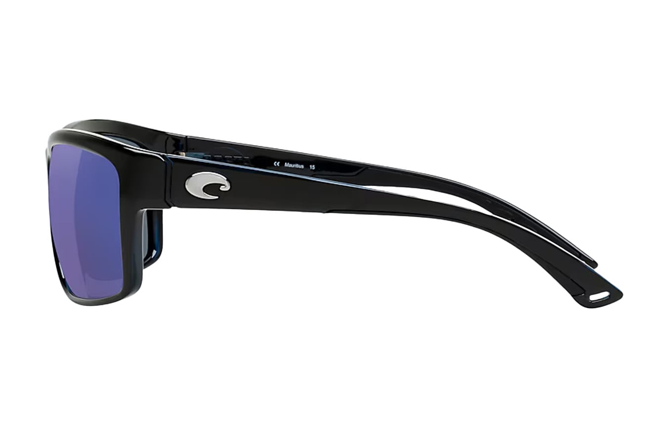 Costa Del Mar Mag Bay Shiny Black Frames with Blue Mirror Lenses ...