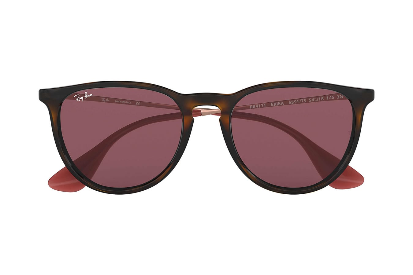 Ray-Ban Erika with Tortoise Frames and Dark Violet Lenses | Sportsman's ...