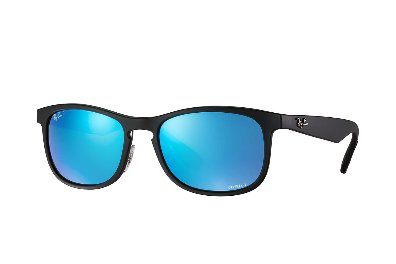 Ray-Ban RB4263 with Chromance Matte Black Frame and Polarized Blue ...