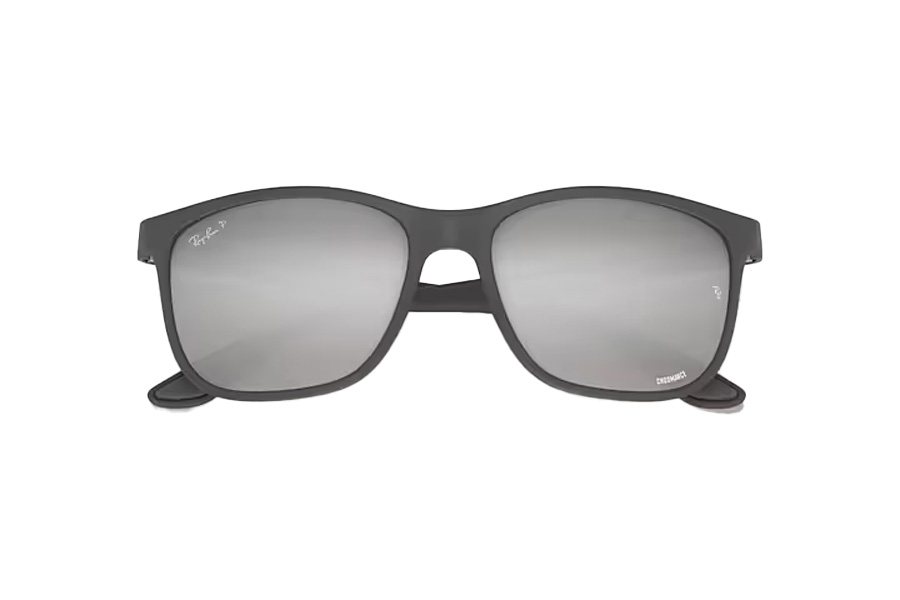 Ray-Ban RB4330CH CHROMANCE Grey with Silver Lenses | Sportsman's ...