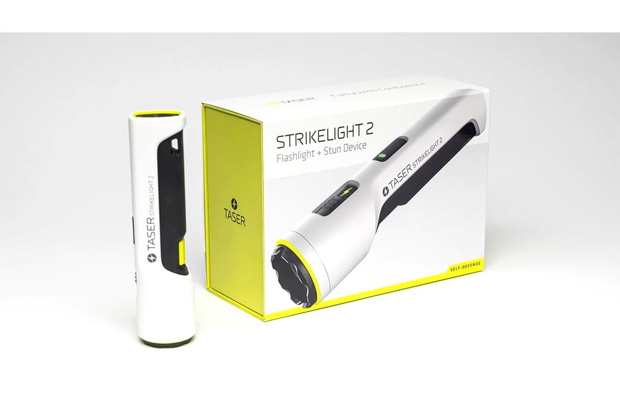 Taser StrikeLight 2 Stun Gun Flashlight – 3-in-1 LED (High/Low/Red ...