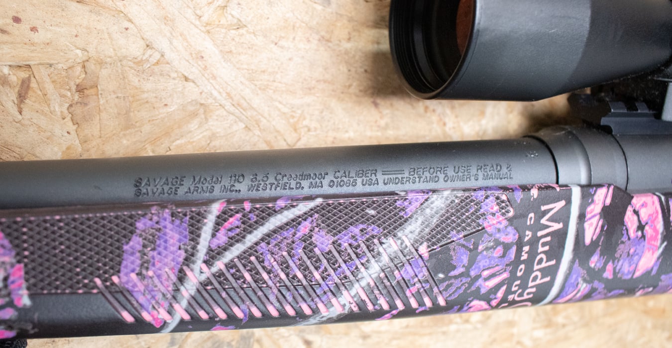 Savage 110 6.5 Creedmoor Bolt-Action Police Trade-In Rifle with Muddy ...