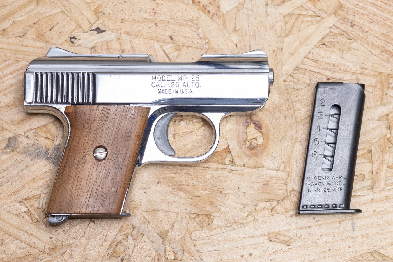 Raven Arms MP-25 25 ACP Police Trade-In Pistol with Extra Magazine ...