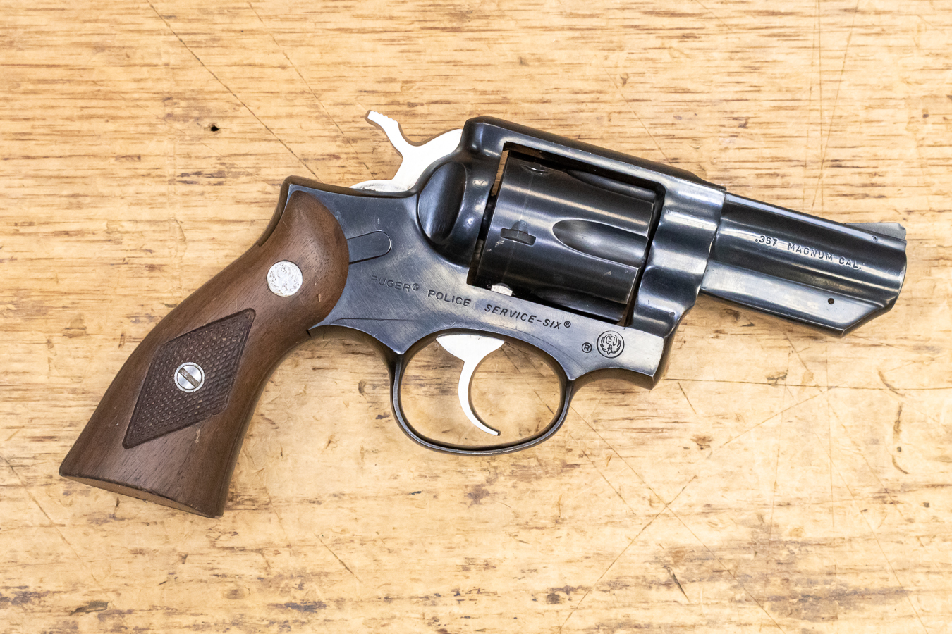 Ruger Police Service-Six 357 Magnum Police Trade-in Revolver ...