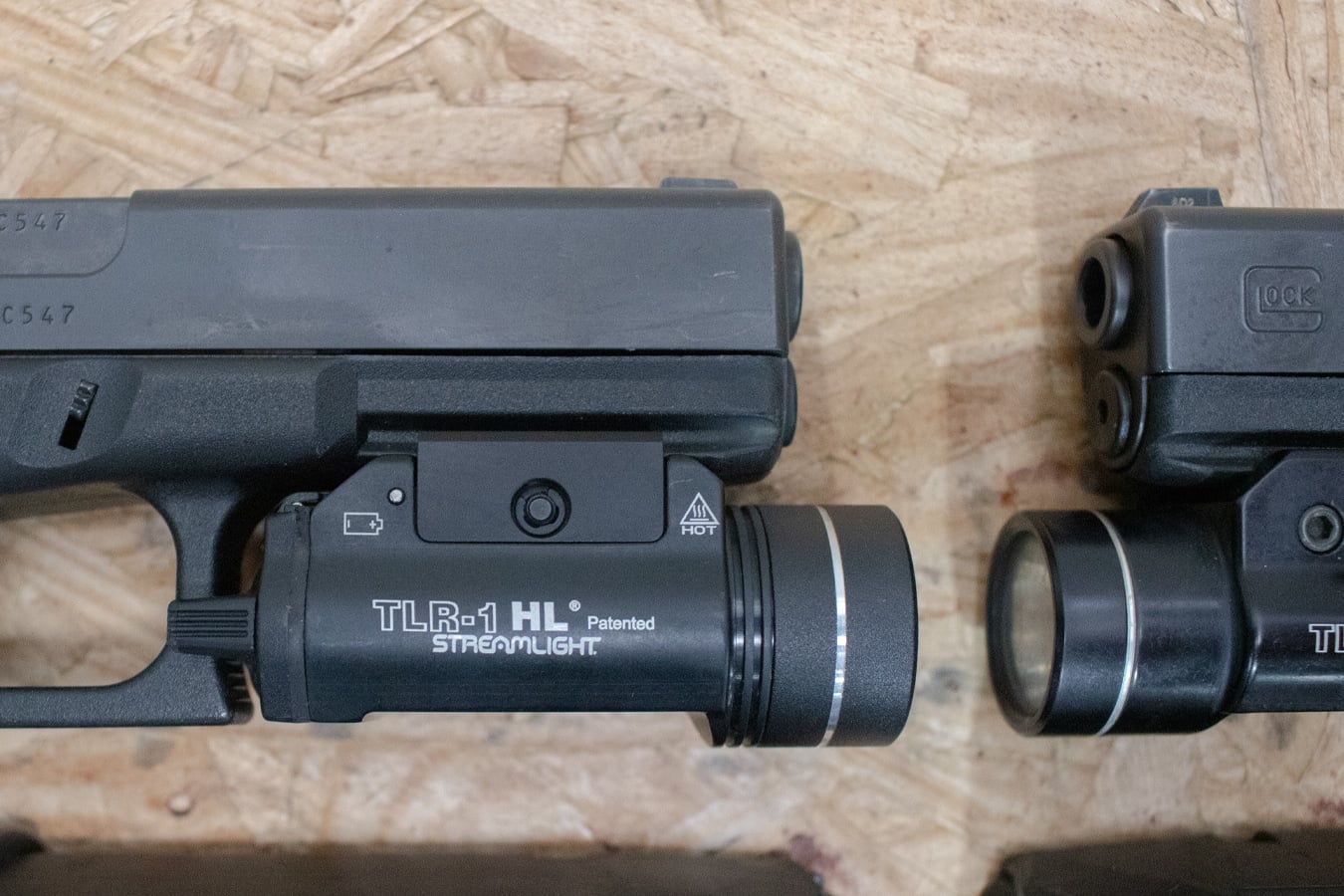 Glock 17 Gen4 9mm Police Trade-In Pistols with Night Sights and TLR-1 ...