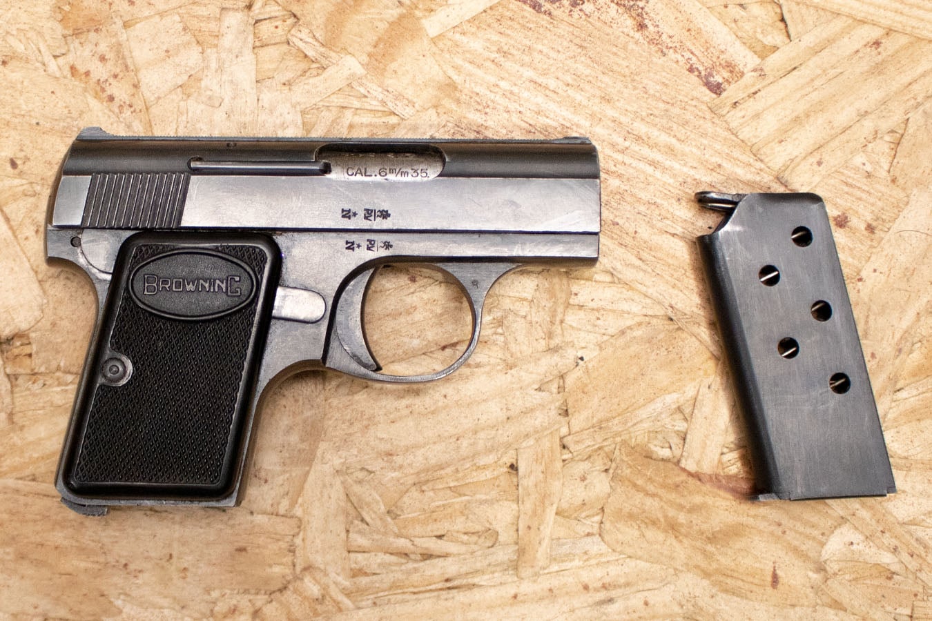 Browning FN Baby 6.35mm (25ACP) Police Trade-In Pistol Belgium Made ...
