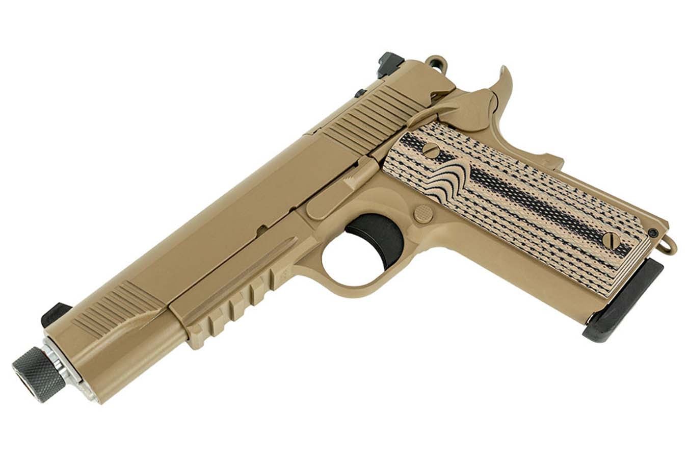 Tisas 1911 B45RGD TH 45 ACP Pistol with FDE Cerakote Finish and ...