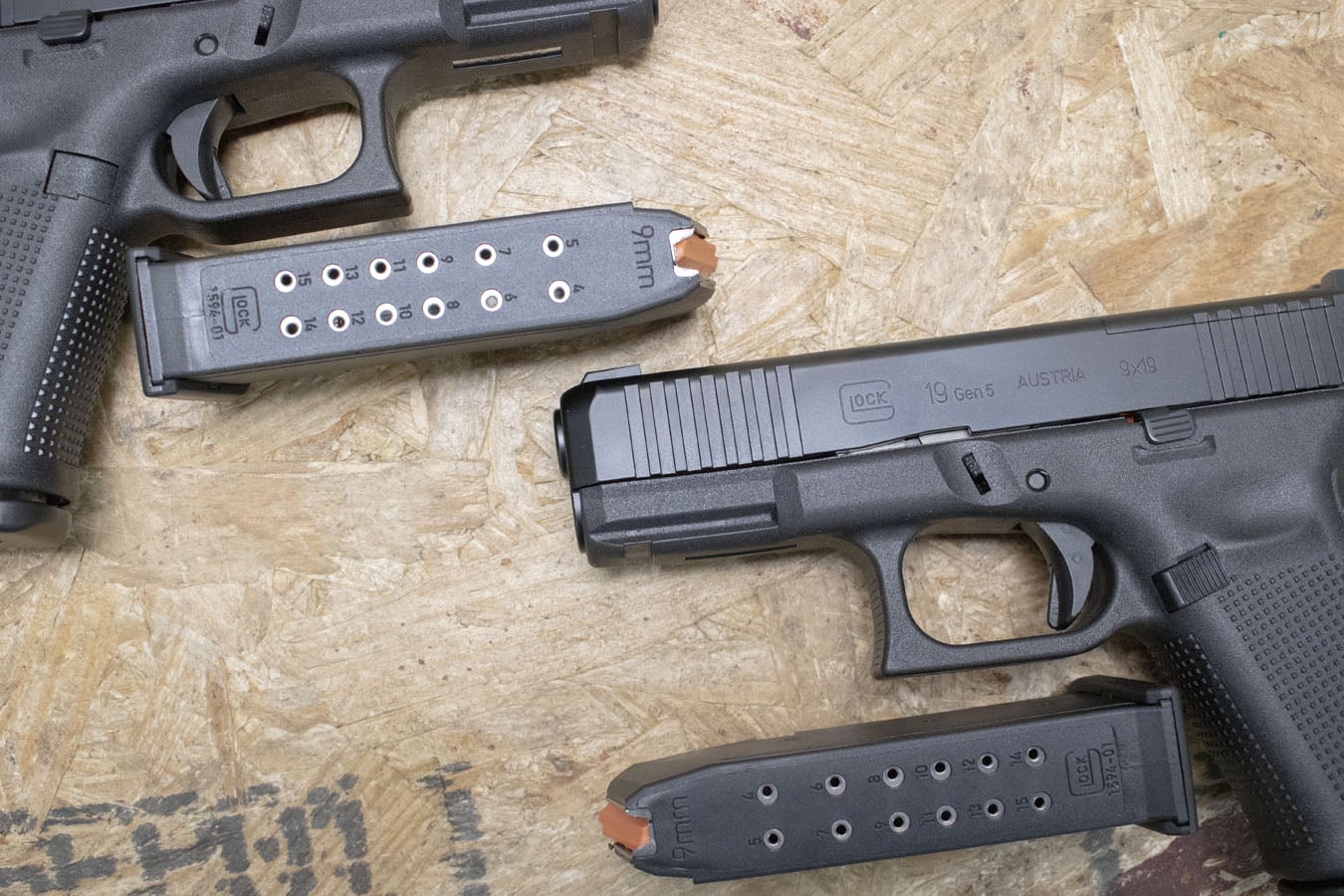 Glock 19 Gen5 MOS 9mm Police Trade-In Pistols (Very Good Condition ...