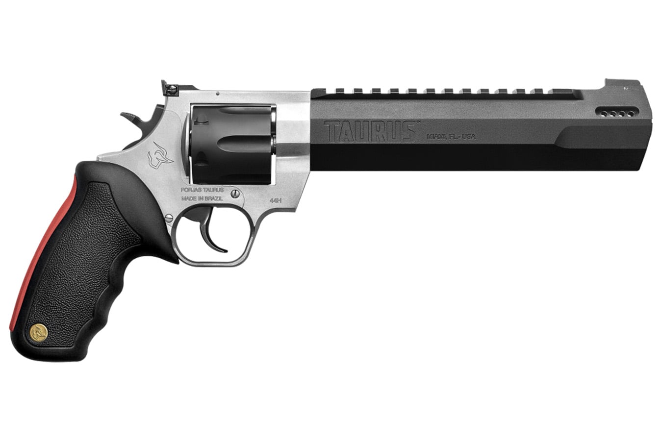 Taurus Raging Hunter 44 Mag DA/SA Revolver - Matte Stainless / Black ...