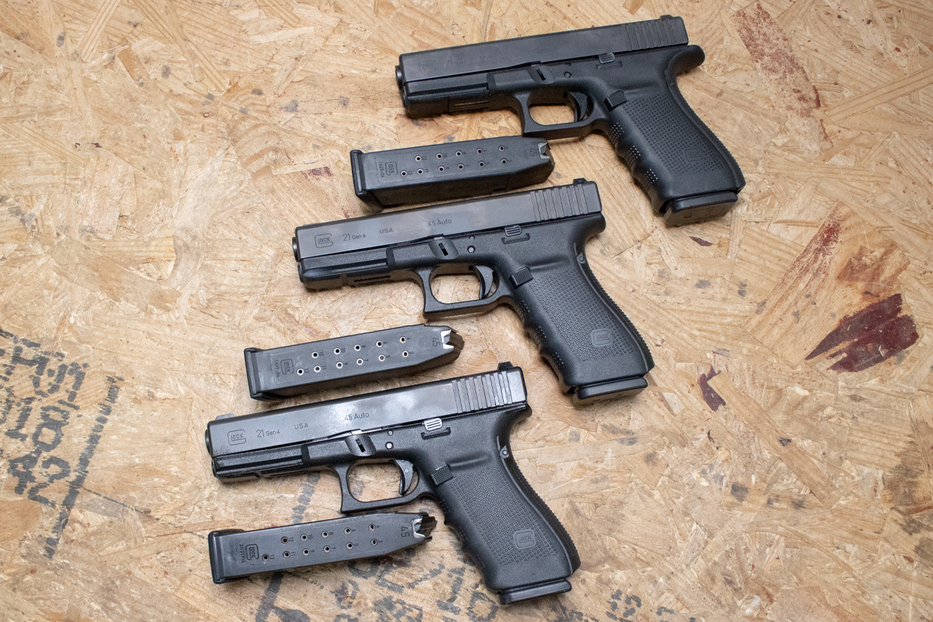 Glock 21 Gen4 45ACP Police Trade-In Pistols (Good Condition ...