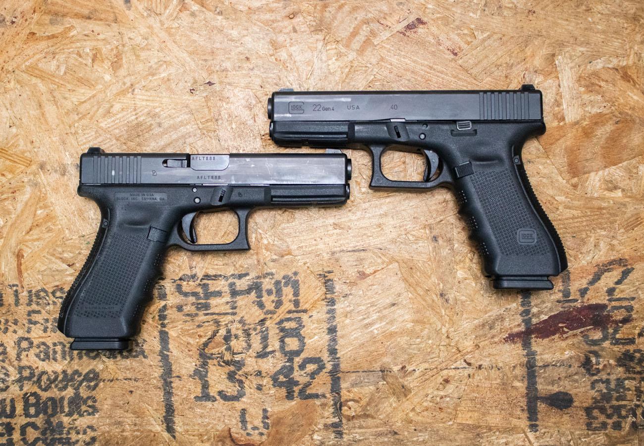 Glock 22 Gen4 40 S&W Police Trade-in Pistols (Made in USA) | Sportsman ...