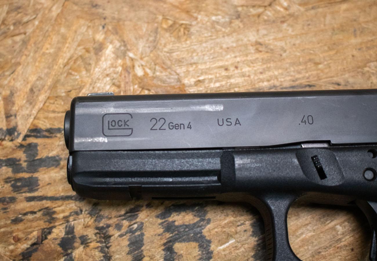 Glock 22 Gen4 40 S&W Police Trade-in Pistols (Made in USA) | Sportsman ...