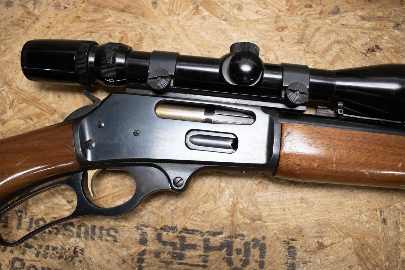 Marlin 336 35 Remington Police Trade-In Lever Action Rifle with JM ...