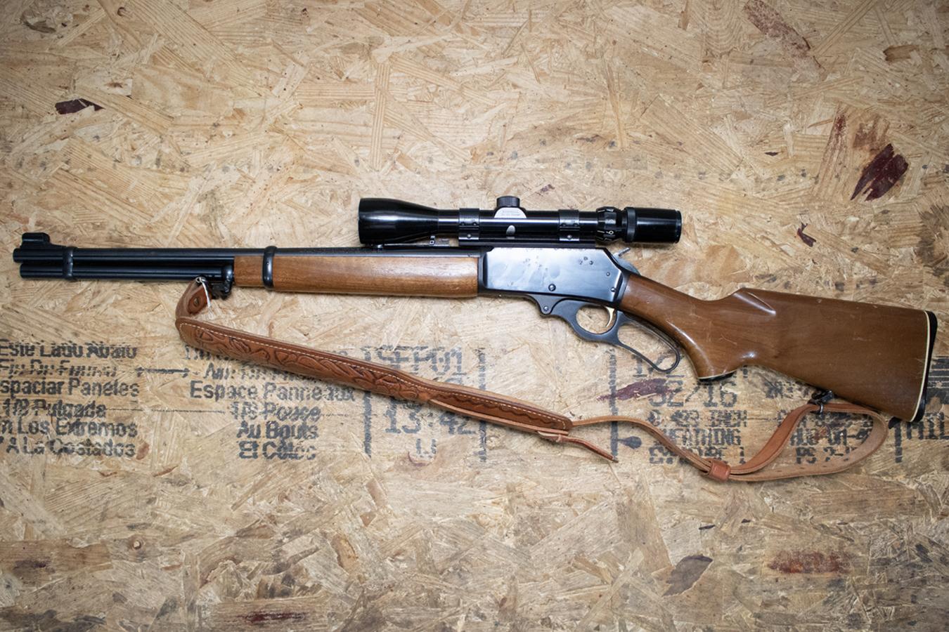 Marlin 336 35 Remington Police Trade-In Lever Action Rifle with JM ...