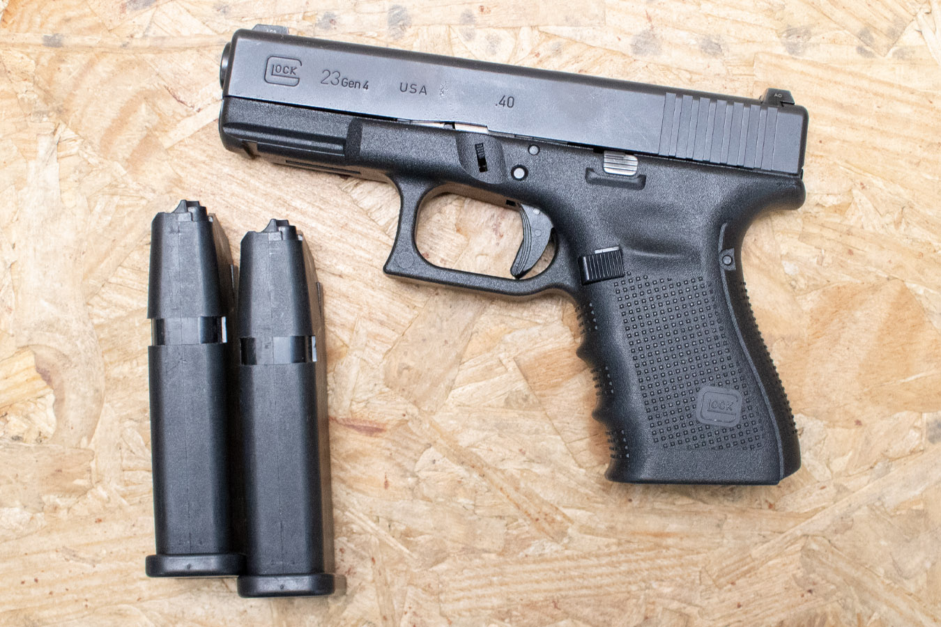 Glock 23 Gen4 40 S&W USA Police Trade-In Pistol with Two Magazines ...
