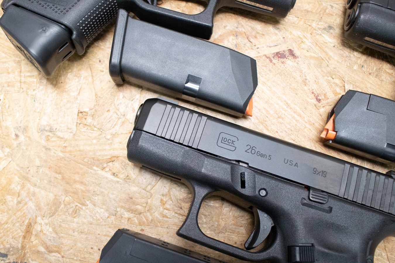 Glock 26 Gen5 9mm Police Trade-In Pistols with Night Sights (Very Good ...