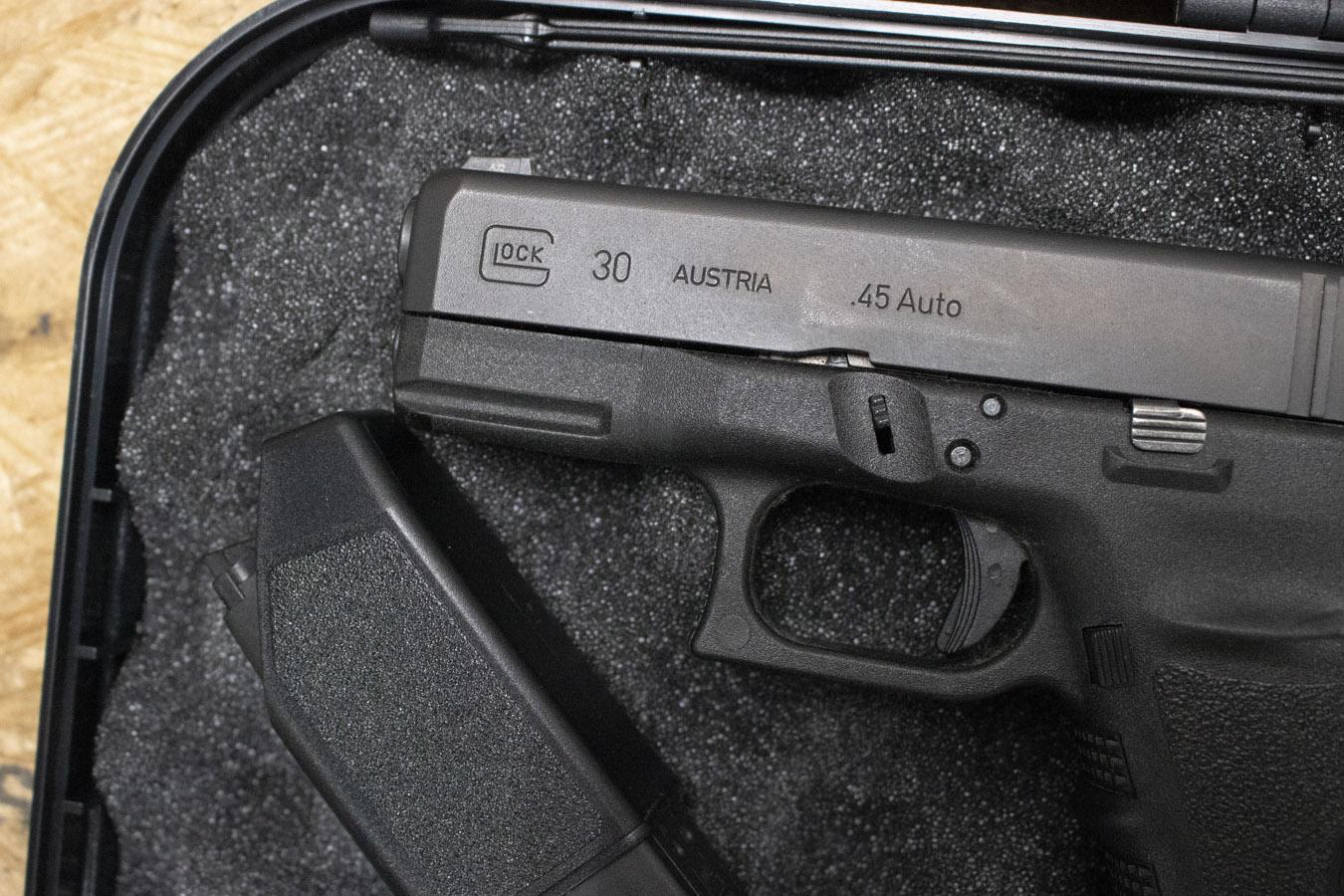 Glock 30SF (Short Frame) 45ACP Police Trade-In Pistol (Good Condition ...