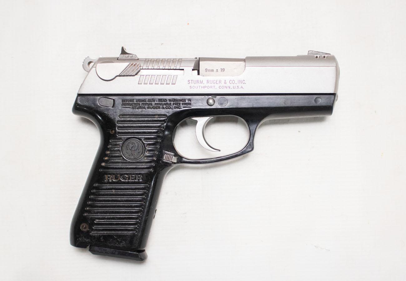 Ruger P95 9mm Police Trade-In Semi-Automatic Pistol with DA/SA Trigger ...