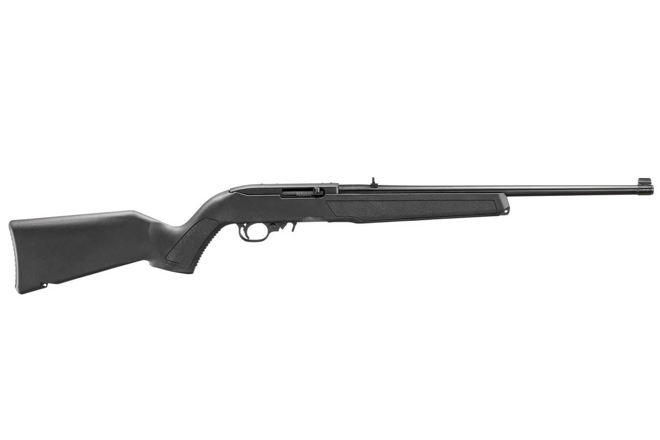 Ruger 10/22 22LR Semi-Auto Rifle with 18.5 Inch Barrel and Black Stock ...