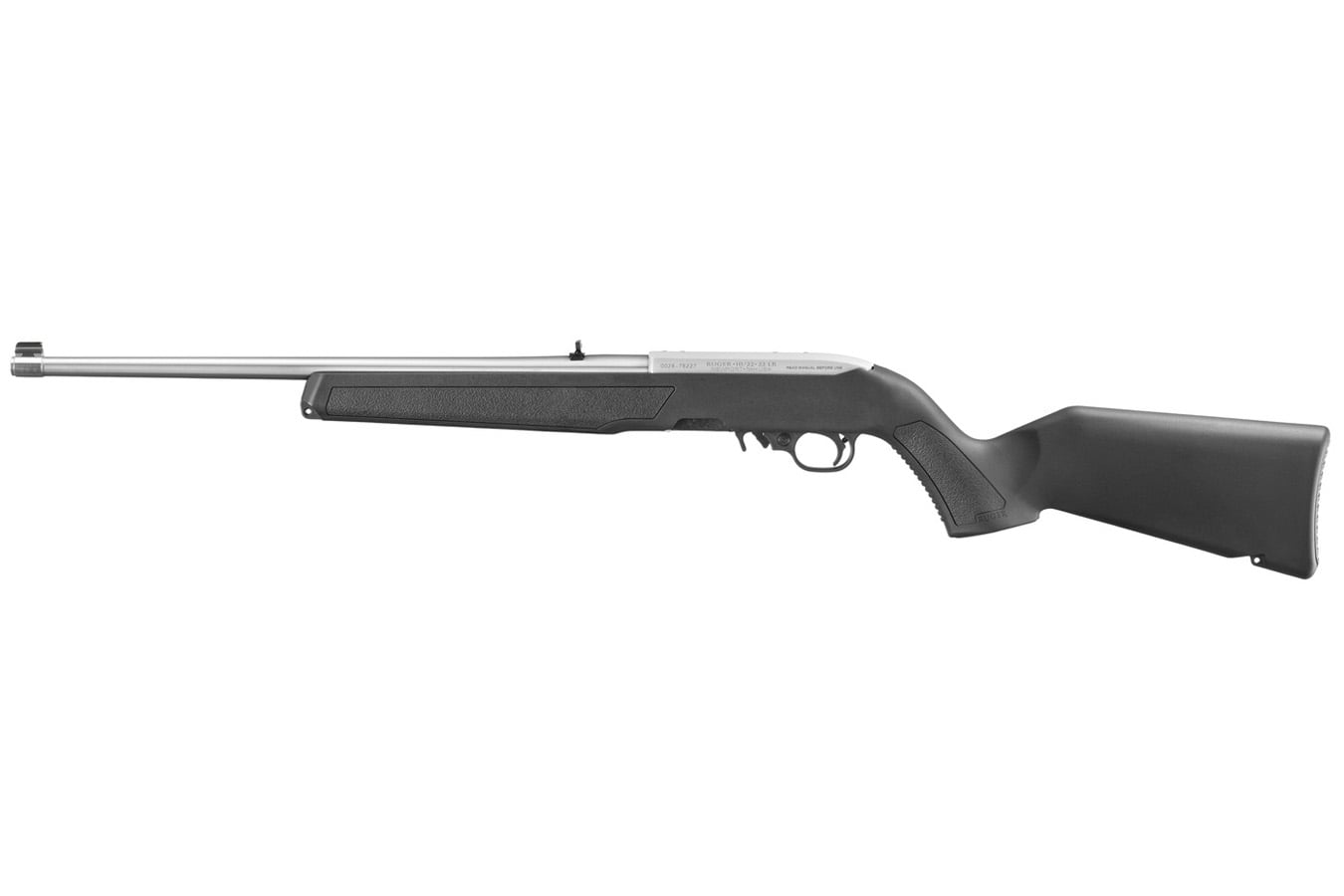 Ruger 10/22 22LR Rimfire Rifle with 18.5 Inch Stainless Barrel ...