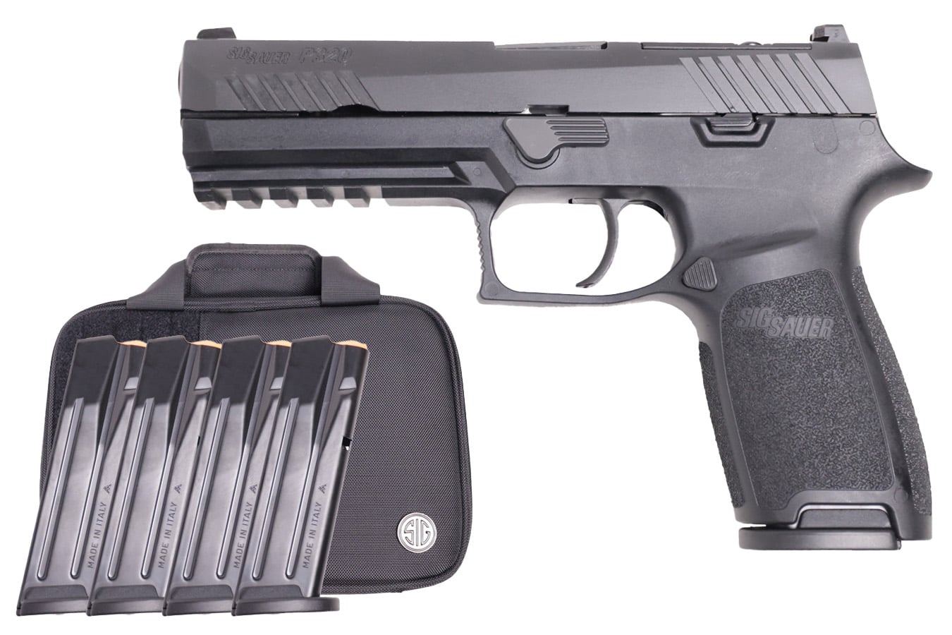 Sig Sauer P320 9mm Full-Size Optic Ready Pistol with Five 17 Round Mags ...