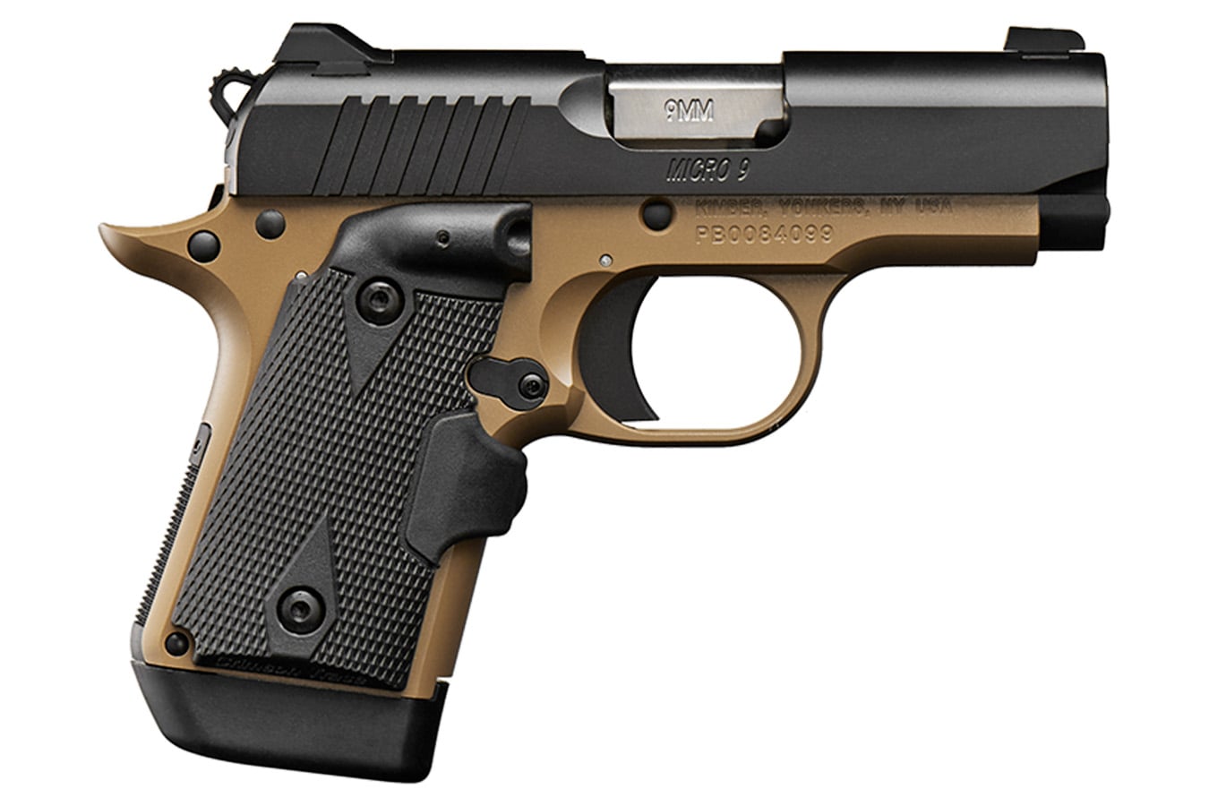 Kimber Micro 9 Desert Night 9mm with Crimson Trace Lasergrips ...