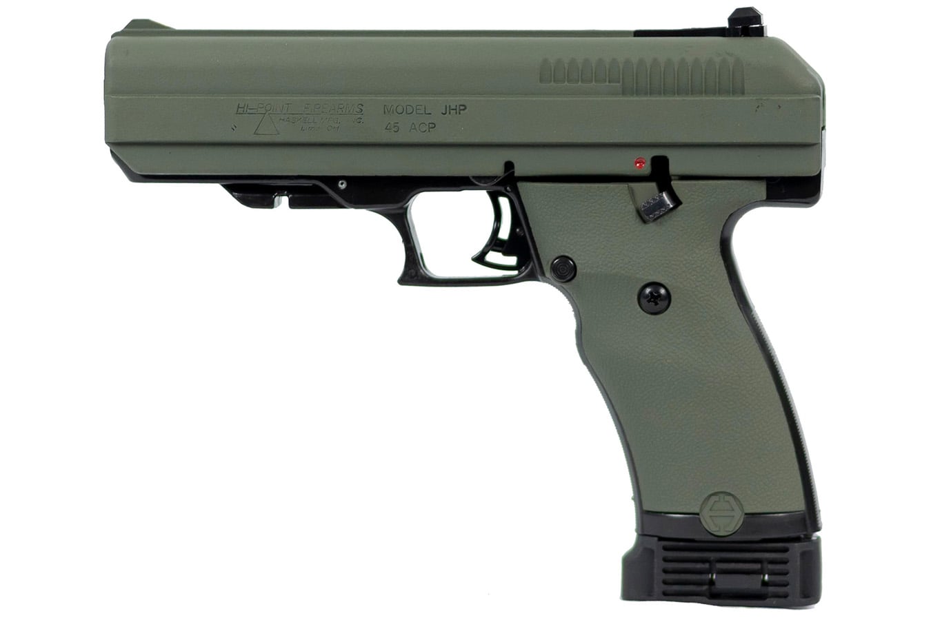 Hi Point JHP 45 ACP Pistol with OD Green Frame | Sportsman's Outdoor ...