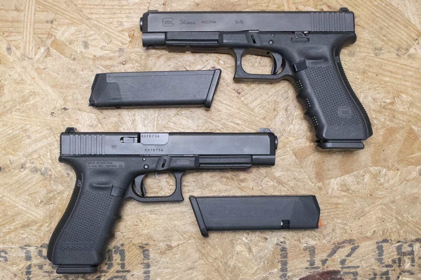 Glock 34 Gen4 9mm Police Trade-In Pistols (Very Good Condition ...