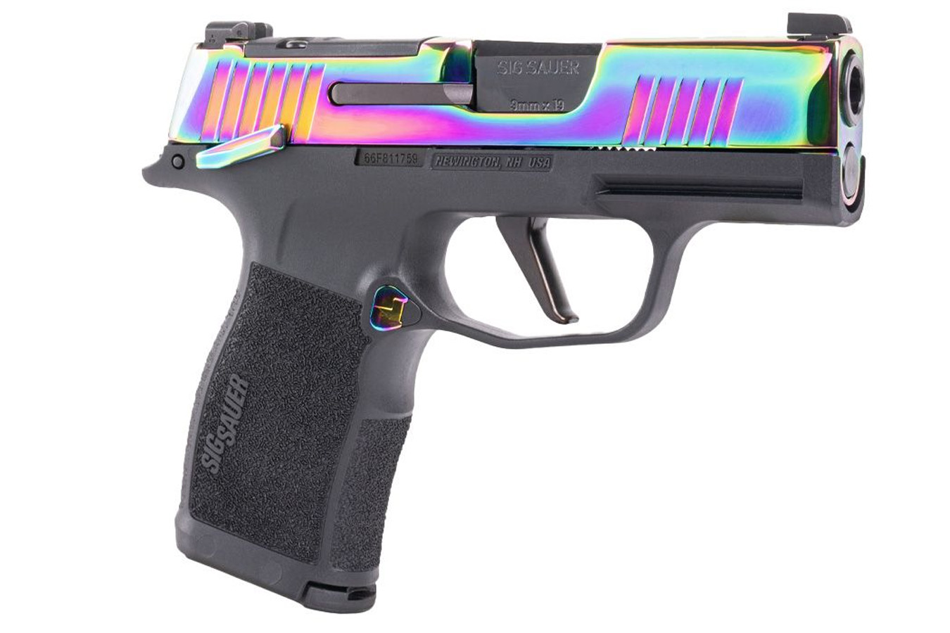 Sig Sauer P365X 9mm Optic Ready Pistol with Rainbow Titanium Slide ...