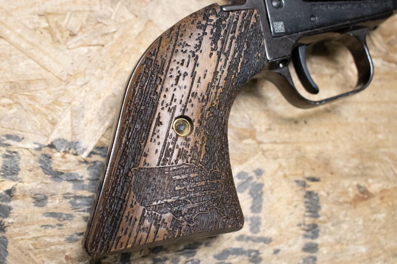 Heritage Rough Rider .22LR Police Trade-In Revolver with Wood Grips ...