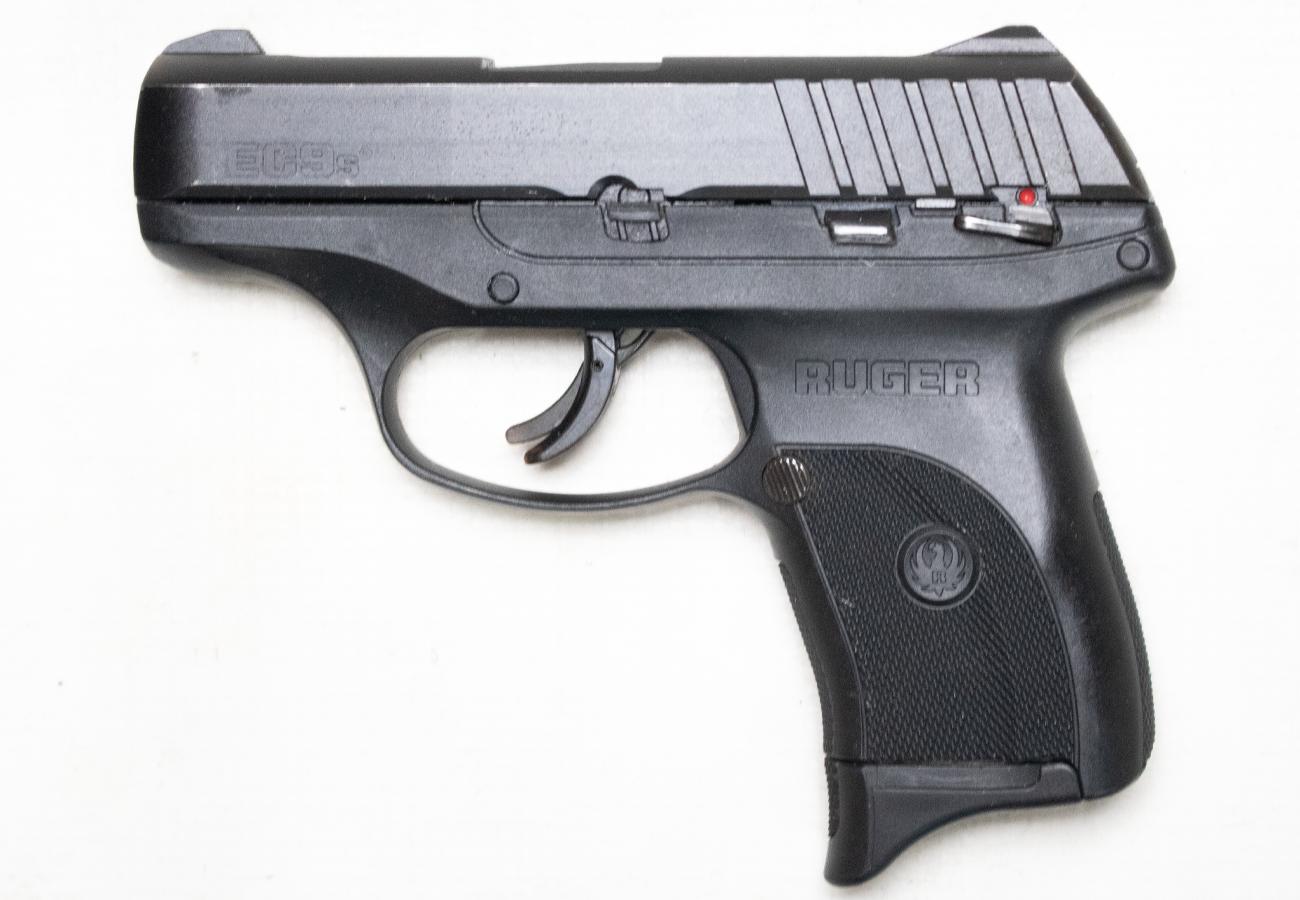 Ruger EC9S 9mm Police Trade-In Semi-Auto Pistol with Manual Safety ...