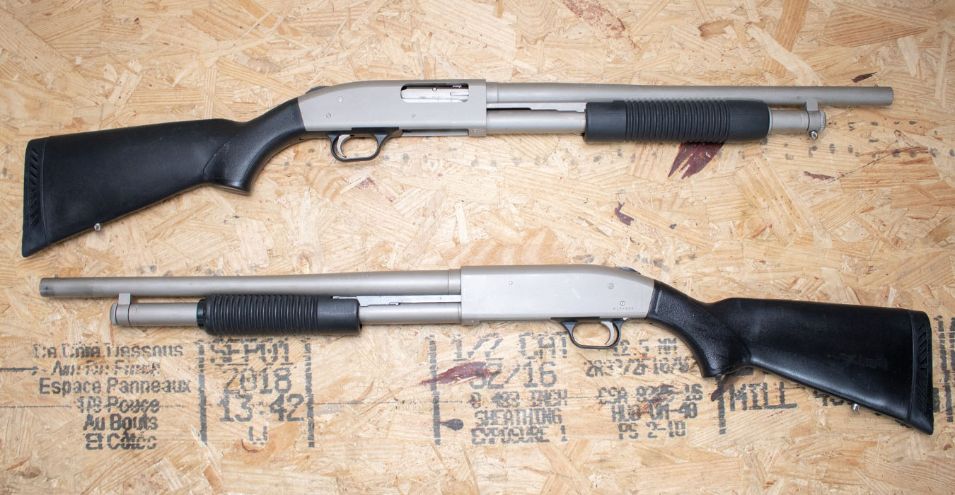 Mossberg 500 12 Gauge Police Trade-In Shotguns with Marinecote Finish ...