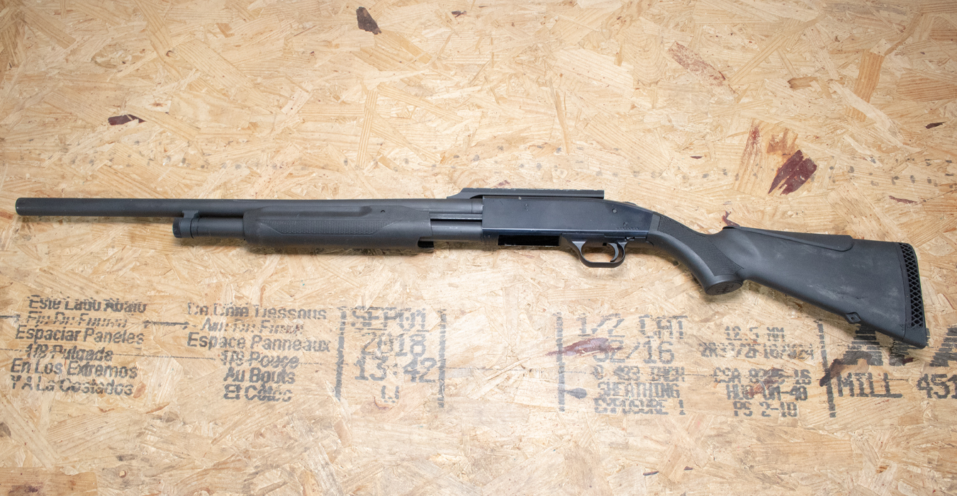 Mossberg 500 12 Gauge Police Trade-In Shotgun with Synthetic Stock ...