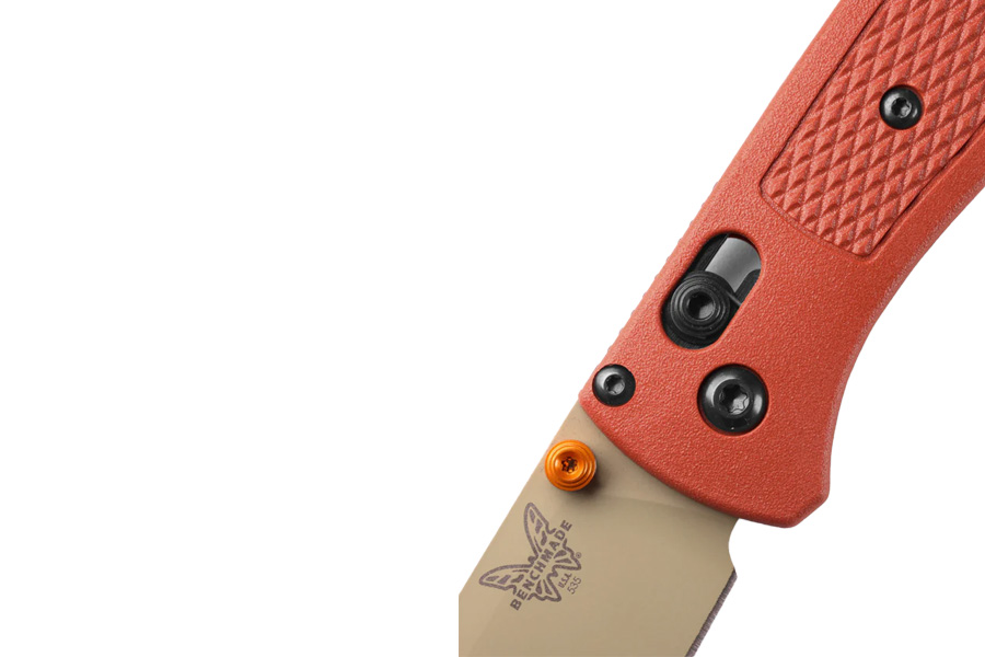 Benchmade Knife Bugout Rust Orange Grivory Knife | Sportsman's Outdoor ...
