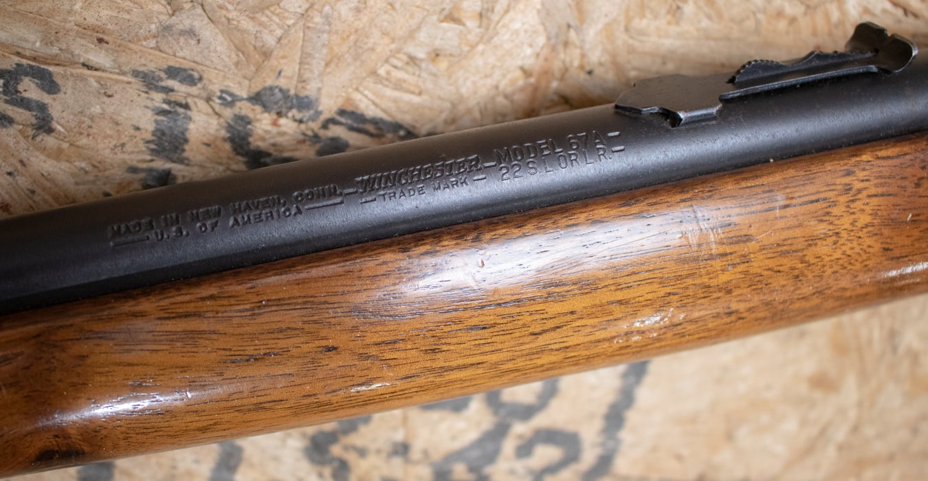 Winchester 67-A 22S/L/LR Police Trade-In Single-Shot Rifle | Sportsman ...