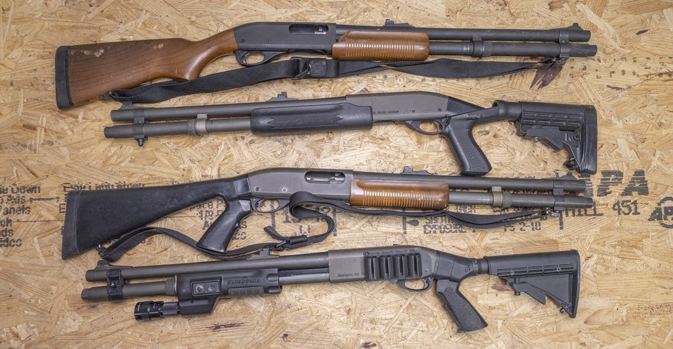 Remington 870 Police Magnum 12 Gauge Police Trade-In Shotguns with 20 ...