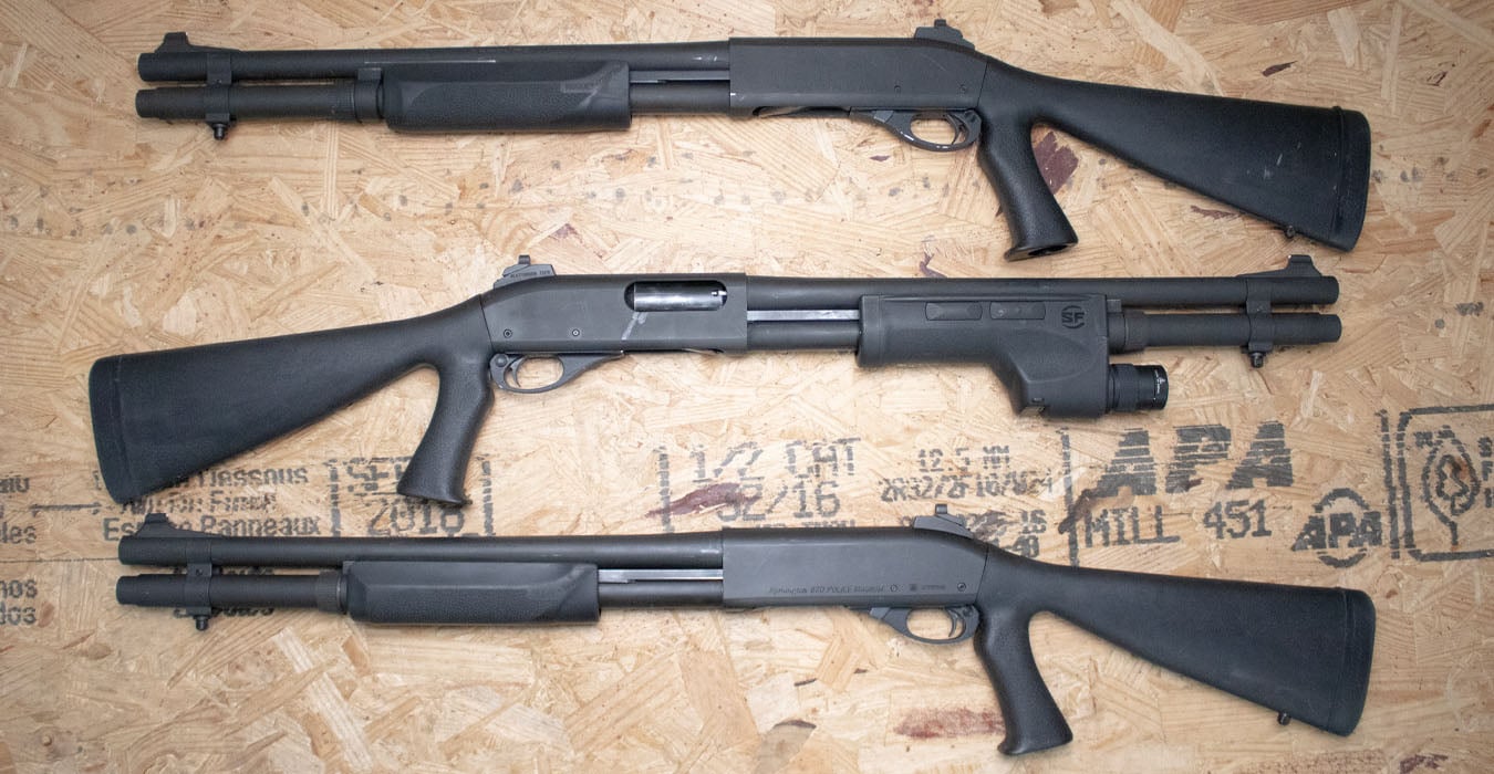 Remington 870 Police Magnum 12 Gauge Police Trade-In Shotgun w/Pistol ...
