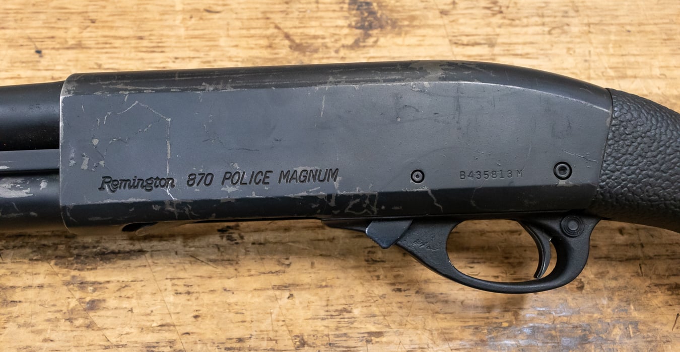 Remington 870 Police Magnum 12 Gauge Pump-Action Police Trade Shotguns ...