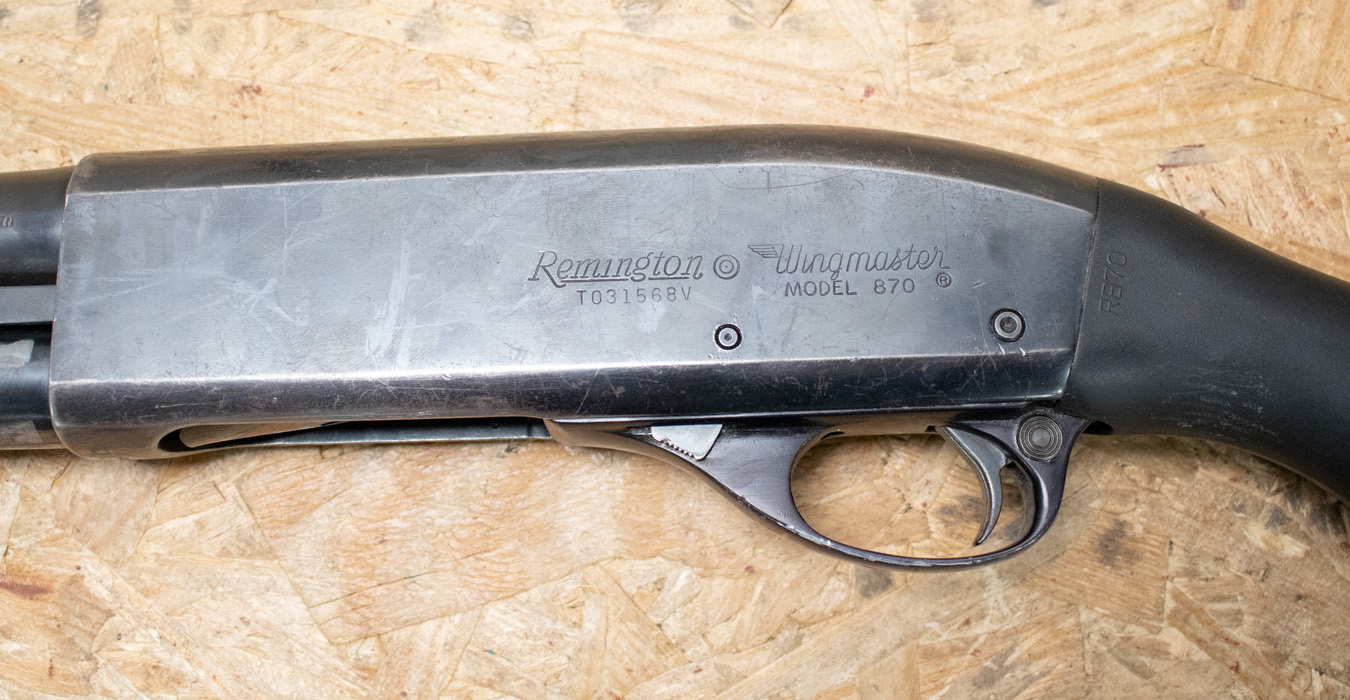 Remington 870 Wingmaster 12 Gauge Police Trade-In Shotgun with ...