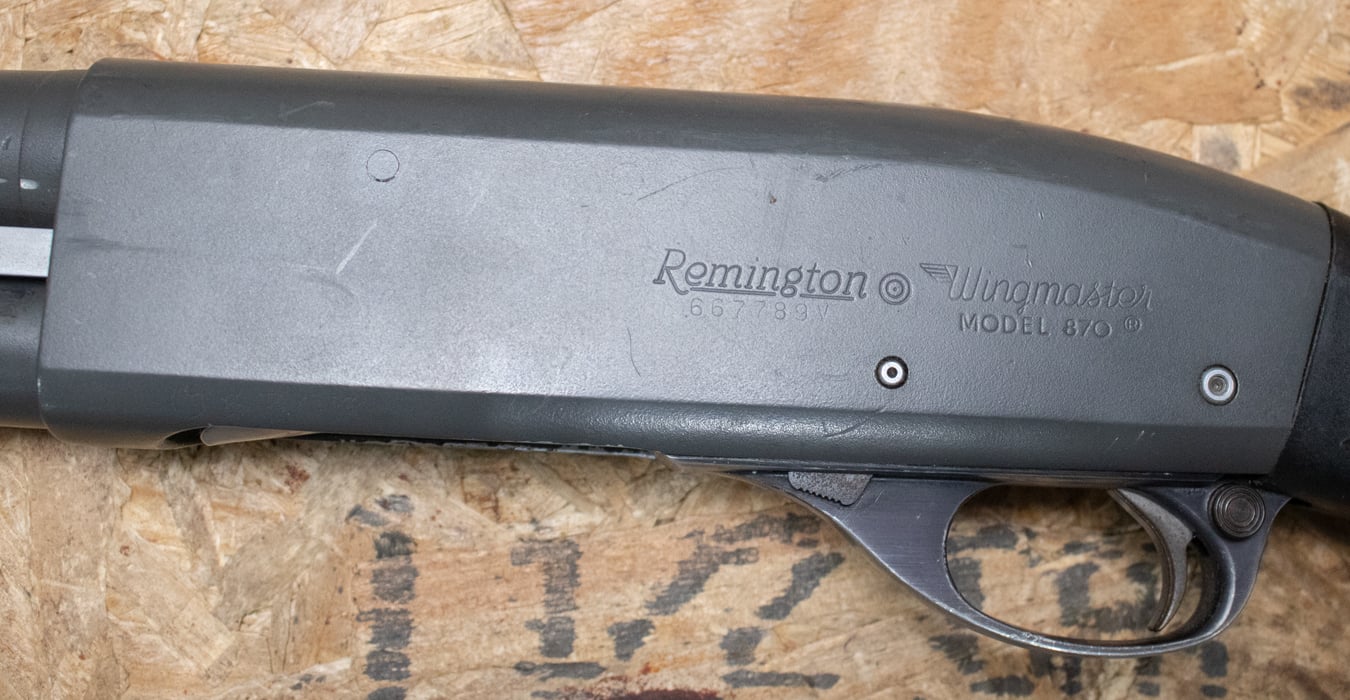 Remington 870 Wingmaster 12 Gauge Police Trade-In Shotguns with 28-Inch ...