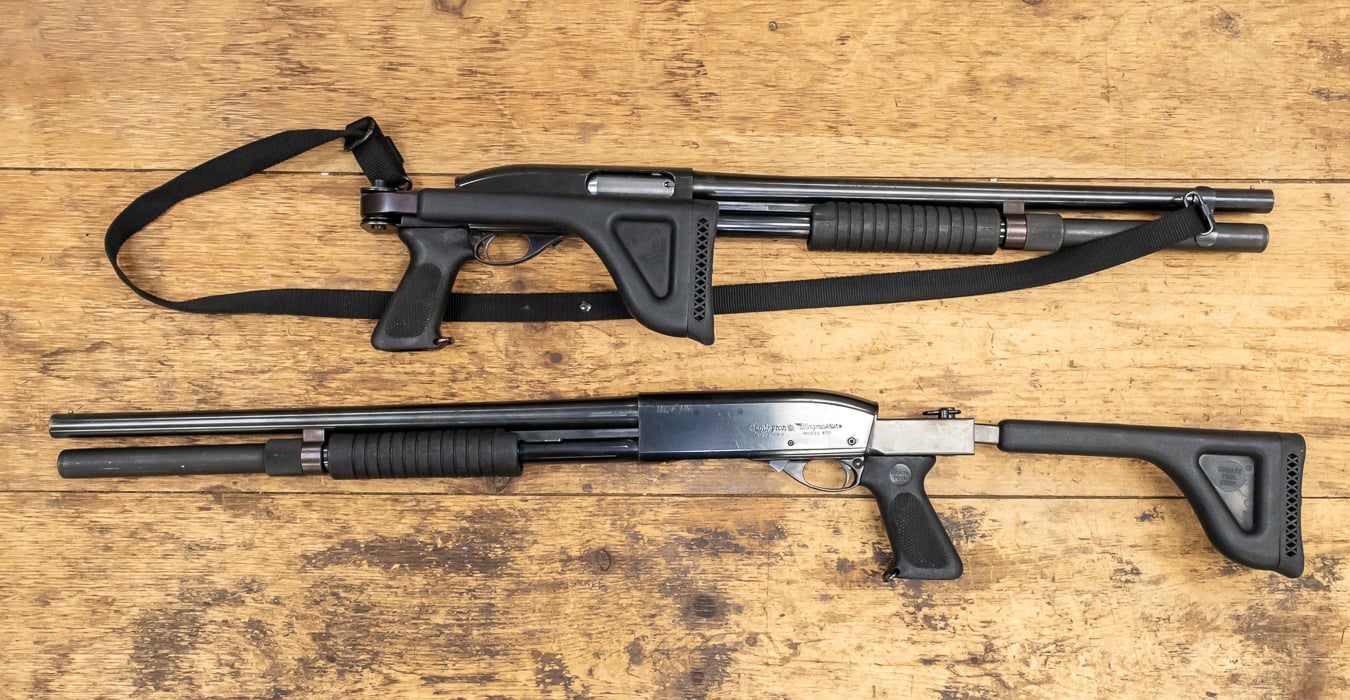 Remington 870 Wingmaster 12 Gauge Police Trade-in Shotguns with Folding ...