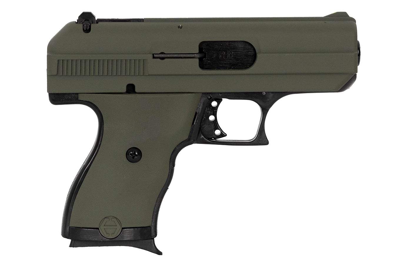 Hi Point C-9 9mm High-Impact Polymer Pistol with OD Green Frame ...