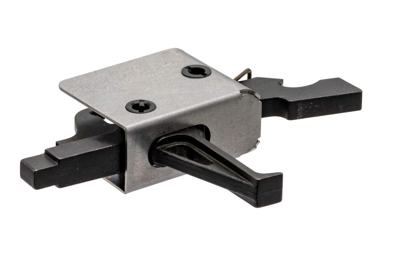 Cmc Triggers Drop-In PCC Black/Silver Flat Trigger Single-Stage 3-3.50 ...