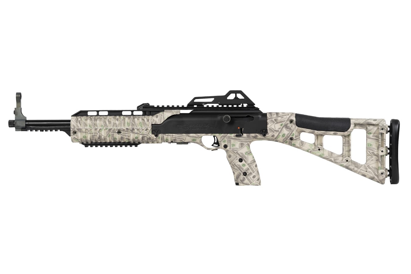 Hi Point 995TS 9mm Tactical Carbine with Hundred Dollar Bill Finish ...